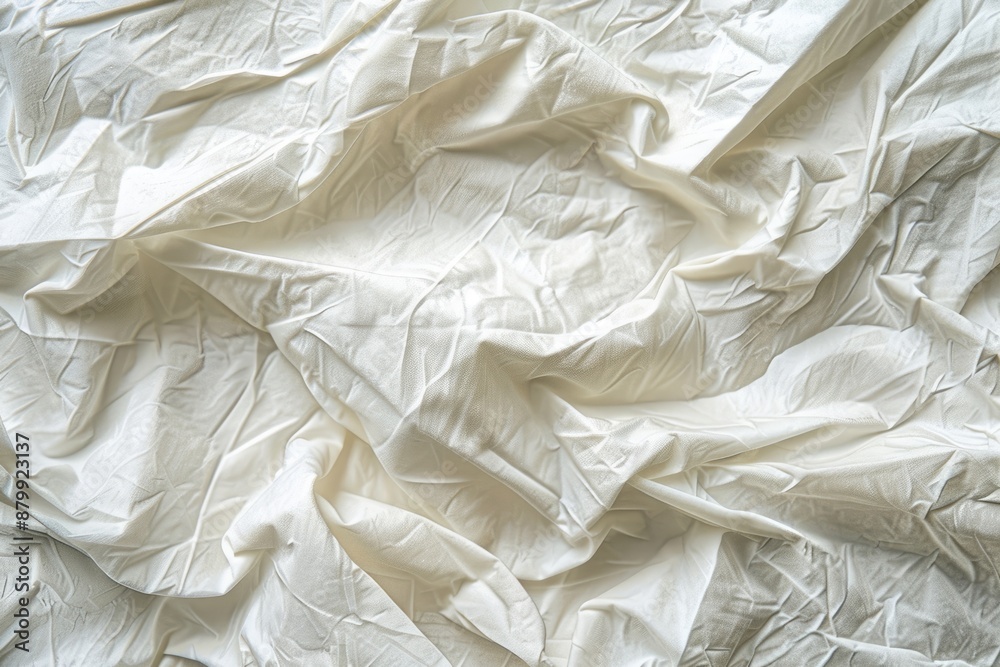 Paper Napkin Texture. Wrinkled Sheet with Dirty White Paper Background ...