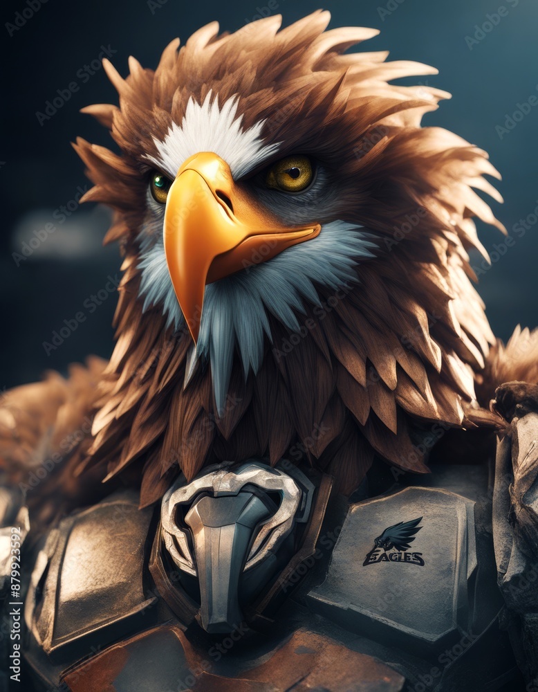 tattoo professional mascot wing feather wild animal team american game ...