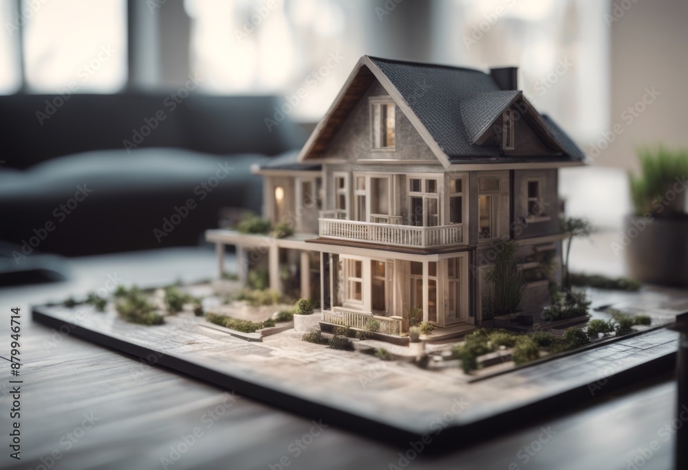 plan home dimensional drawing 3d small three house roof ai project ...