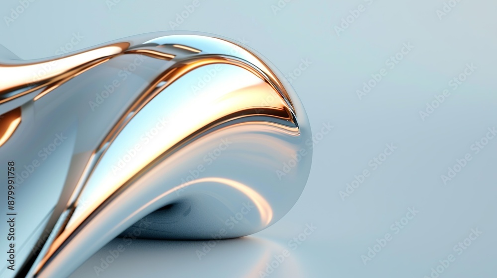 Metallic textures with shiny, reflective surfaces adding a touch of ...