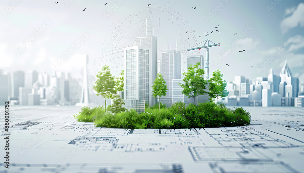 3D Environmental Sustainability in Construction Blueprints ...