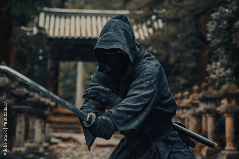 Mastery of ancient discipline at the renowned ninja training ground for ...