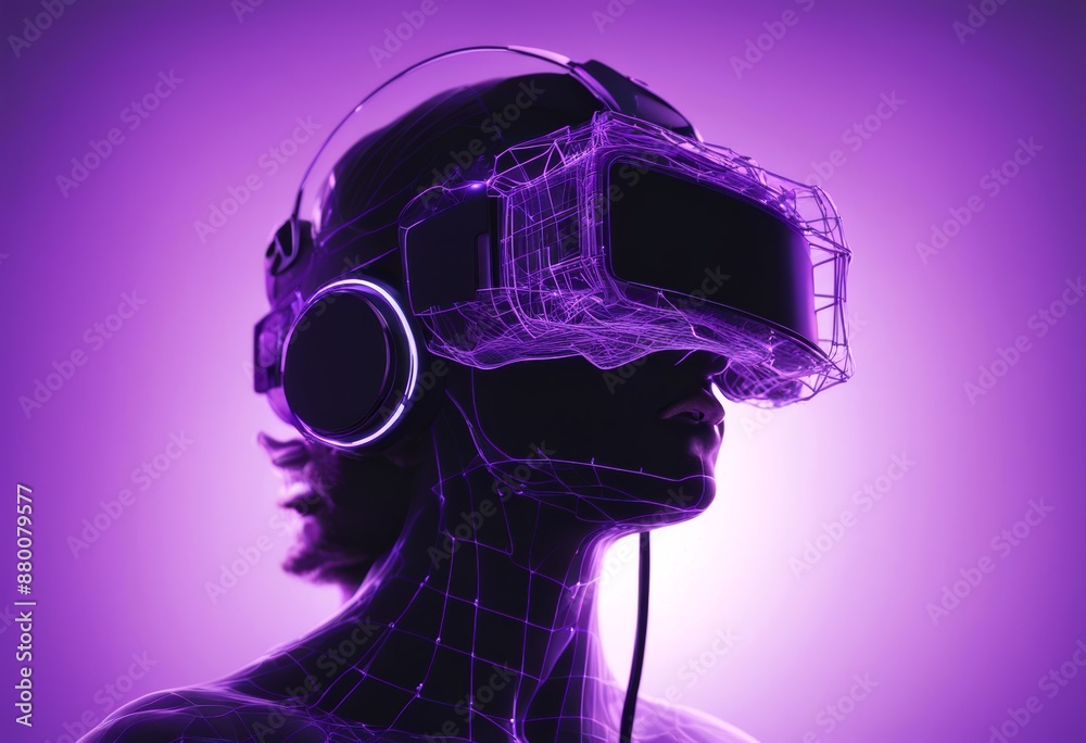 cyborg avatar ad technology side brain futuristic ad tech cognition ...