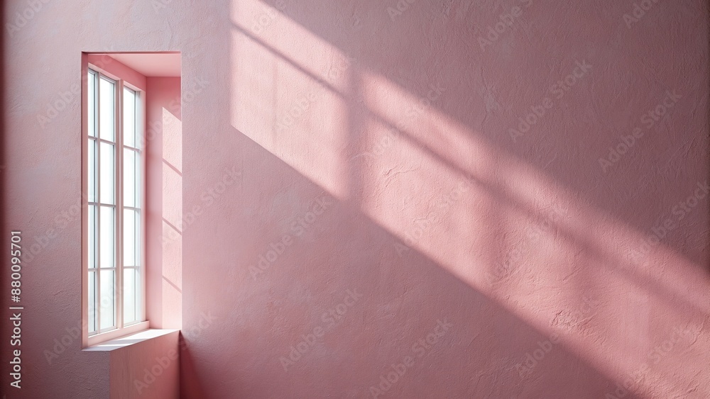 Minimal abstract light pink colored background Shadow and light from ...