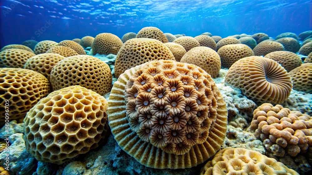 Fossil corals of the Red Sea Ancient creatures turned into stone Reef ...
