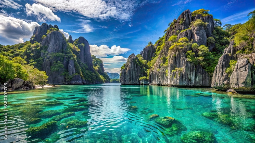 Coron El Nido Palawan Philippines Tropical Paradise Clear Blue Waters ...