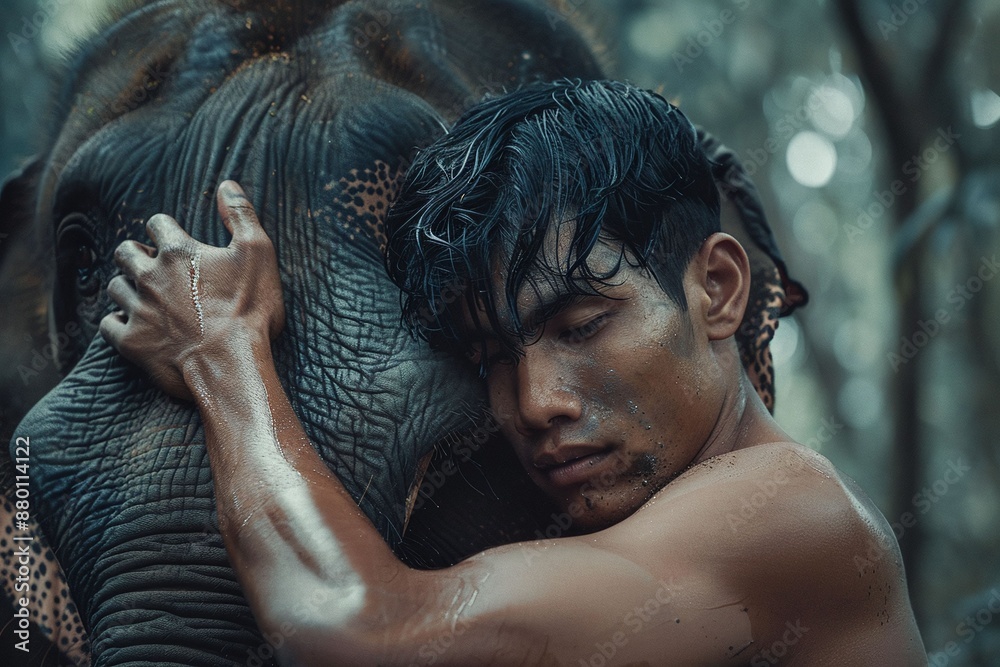 Celebrate Elephant Day with this heartwarming image of a man and ...