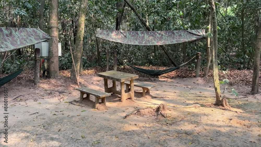 Cu Chi, Viet Nam Cu Chi tunnels were the Viet Cong's base of operations ...