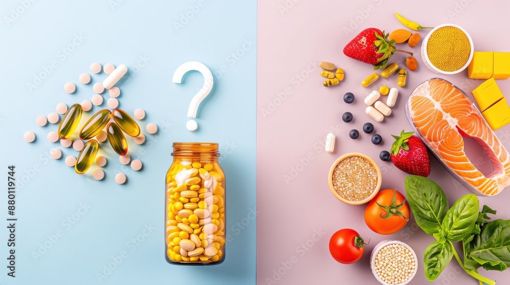 Comparison between dietary supplements and natural food sources on a ...