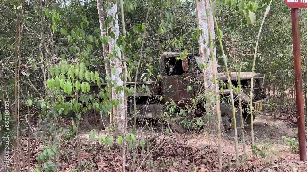 Cu Chi, Viet Nam Cu Chi tunnels were the Viet Cong's base of operations ...