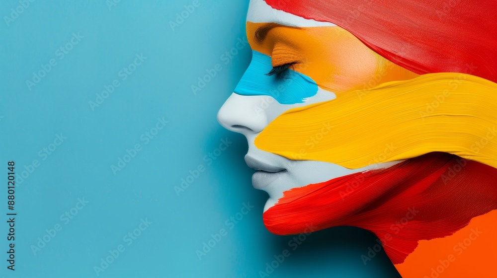 Artistic representation of self-esteem, with elements of confidence and ...