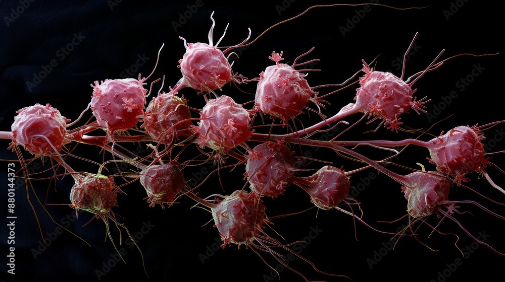 Photograph Of A Cancer Tumor That Has Grown Abnormally From Normal Cells Scientifically Correct