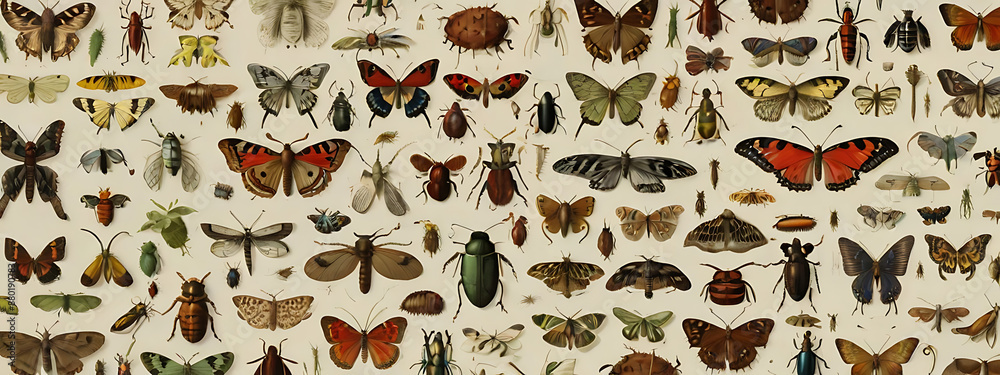 A wallpaper that explores the fascinating world of insects, with ...