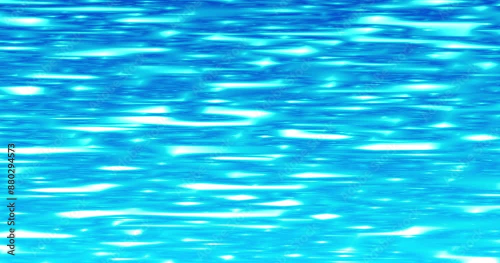 Water surface. Cartoon water. Cartoon anime and manga-style water sea ...