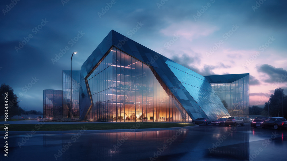 most mesmerizing building that AI ever build Stock Photo | Adobe Stock