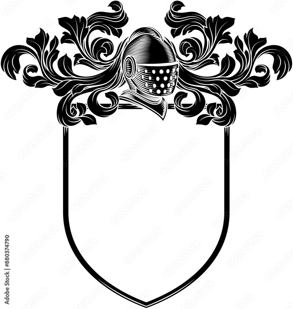 Coat of arms crest knight family medieval shield heraldry heraldic ...