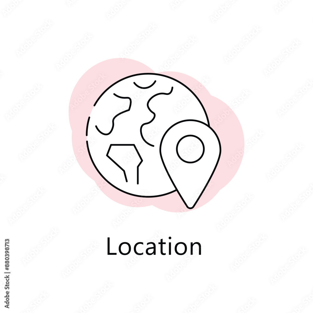 Location Icon: GPS Icon, Map Pin Icon, Location Marker Icon, Location ...