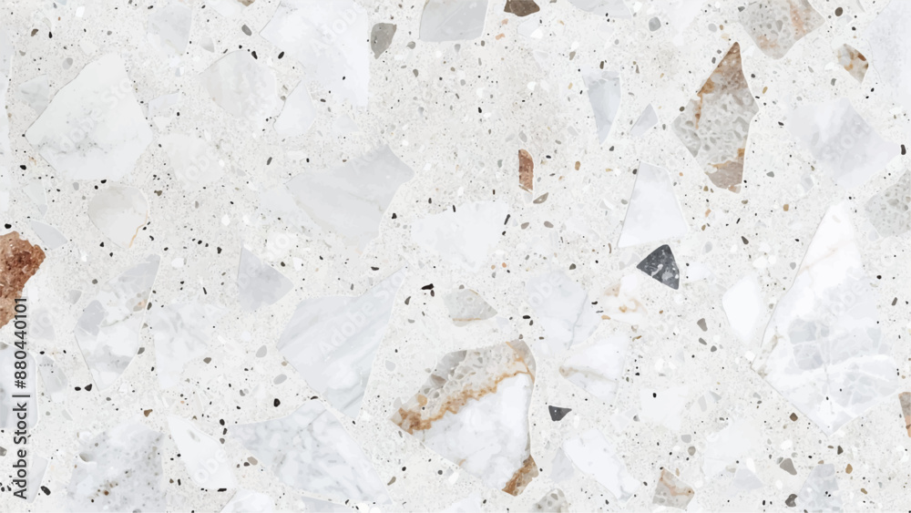 Black Terrazzo Texture. Natural green terrazzo stone texture with ...