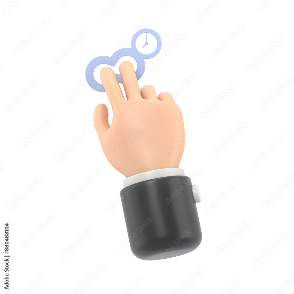 Transparent Backgrounds Mock-up. Touchscreen gesture line icons.3D ...
