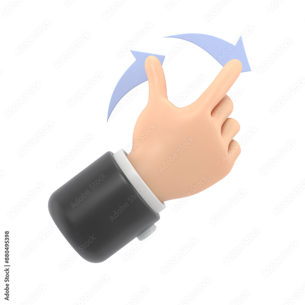 Transparent Backgrounds Mock-up. Touchscreen gesture line icons.3D ...