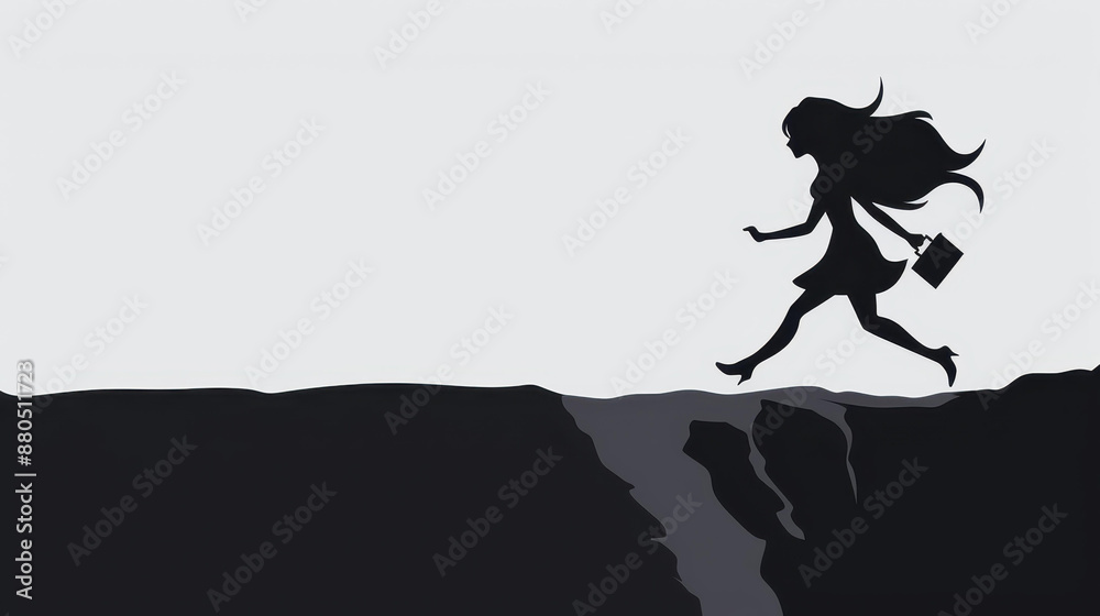 Capture the thrill of the chase with a vector art of an anime girl ...