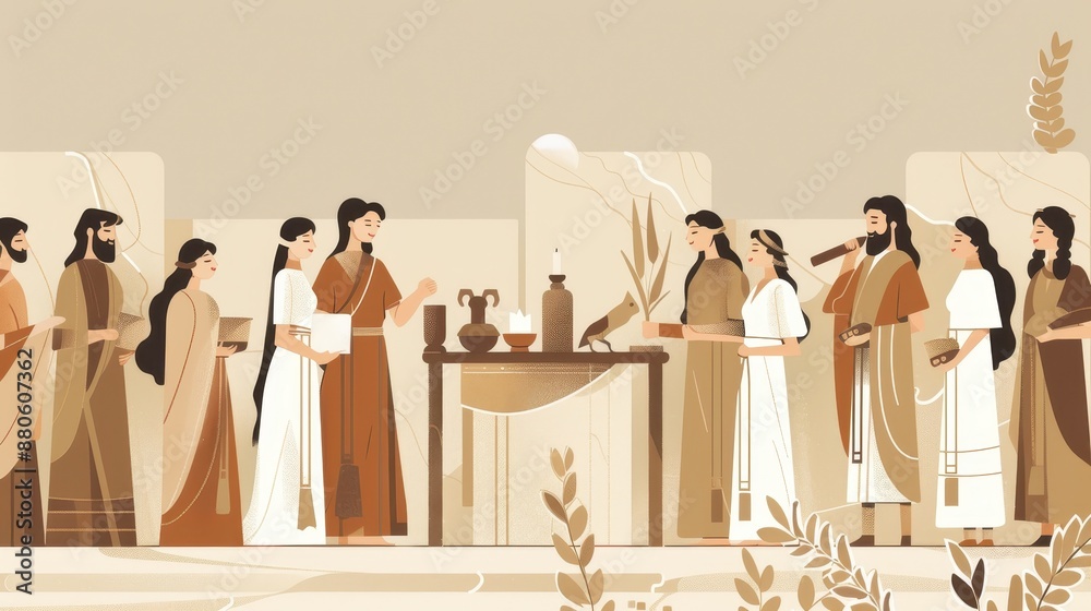 Genesis : Judah and Tamar , Er and Tamar’s Wedding Ceremony, Genesis ...