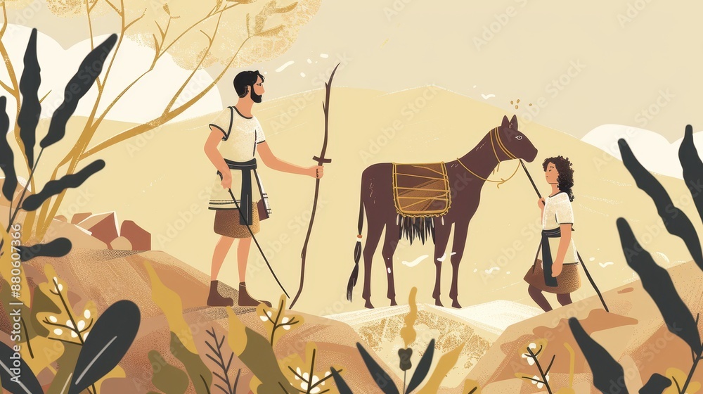 Genesis : The Birth of Esau and Jacob , Biblical Illustration of Esau ...