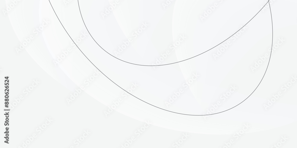 Abstract white background simple design line art. template layout ...