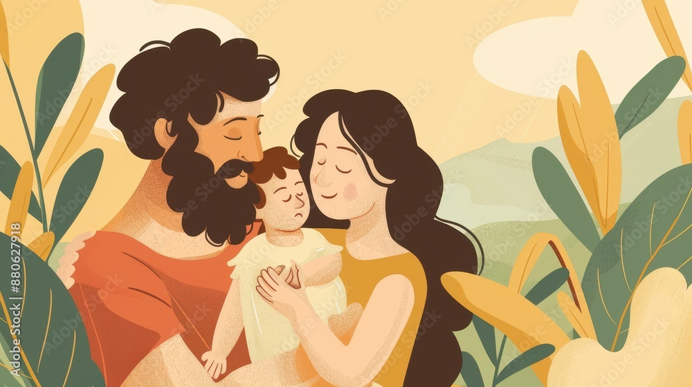 Genesis : The Birth of Isaac , Biblical Illustration of Sarah and ...