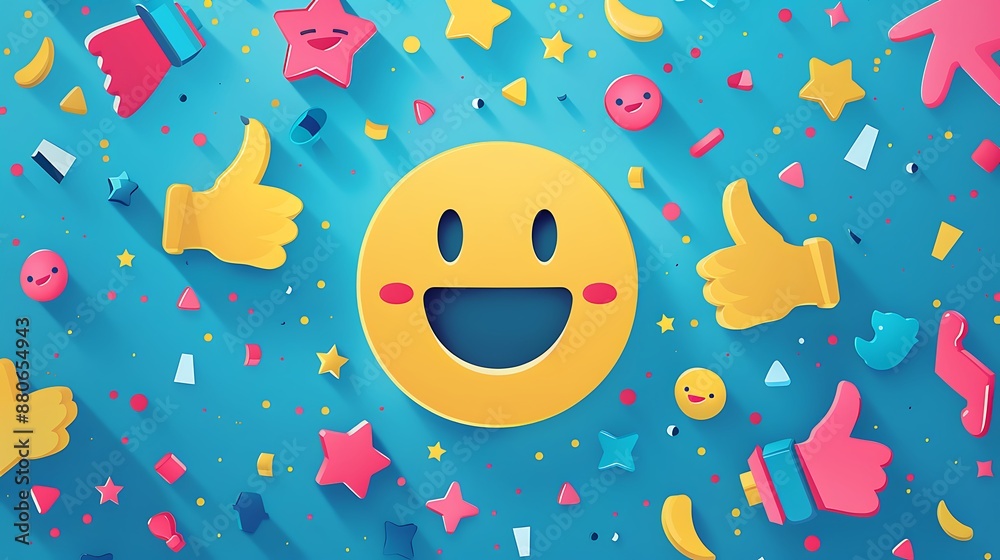 ภาพประกอบสต็อก "Creating a Smiley Face Emoji: A Step-by-Step Image ...