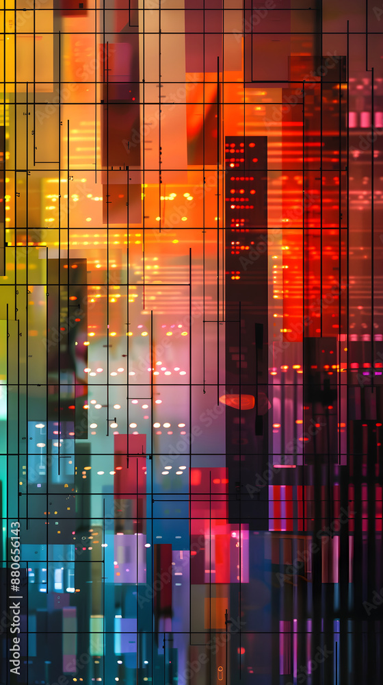 Color-Coded Statistical Bar Chart Showing Categories and Numerical Data ...