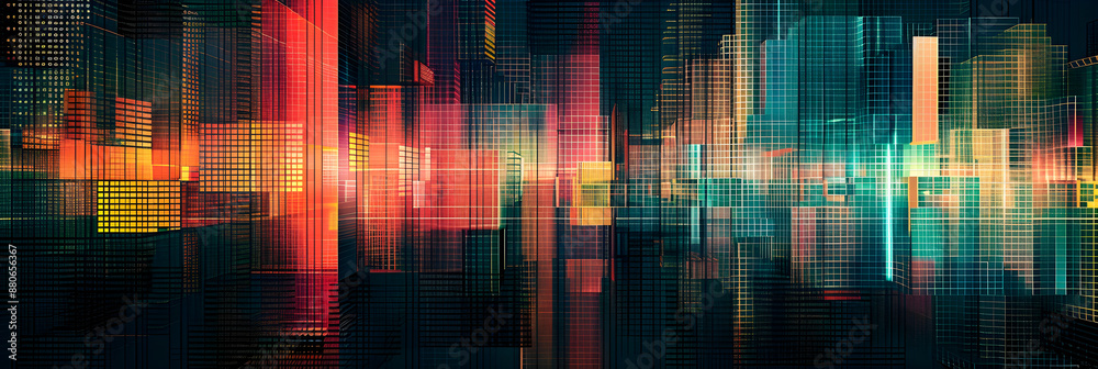 Color-Coded Statistical Bar Chart Showing Categories and Numerical Data ...