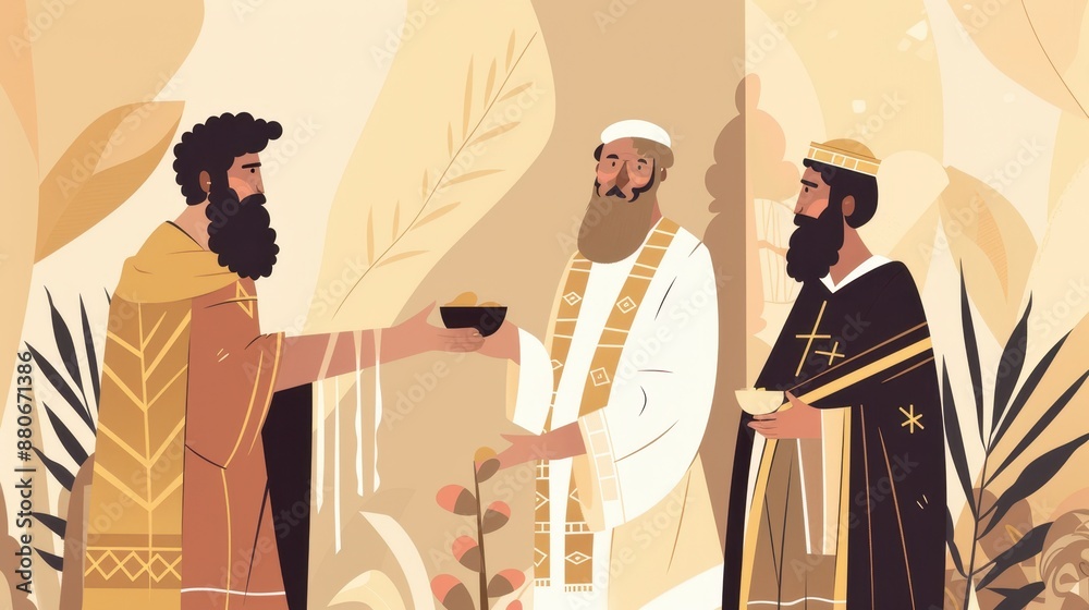 Genesis : The Covenant of Circumcision , Biblical Illustration of ...