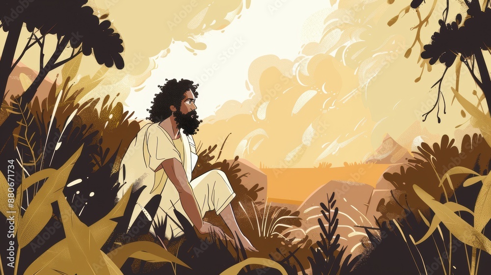 Genesis : Hagar and Ishmael , Biblical Illustration of Ishmael Thriving ...