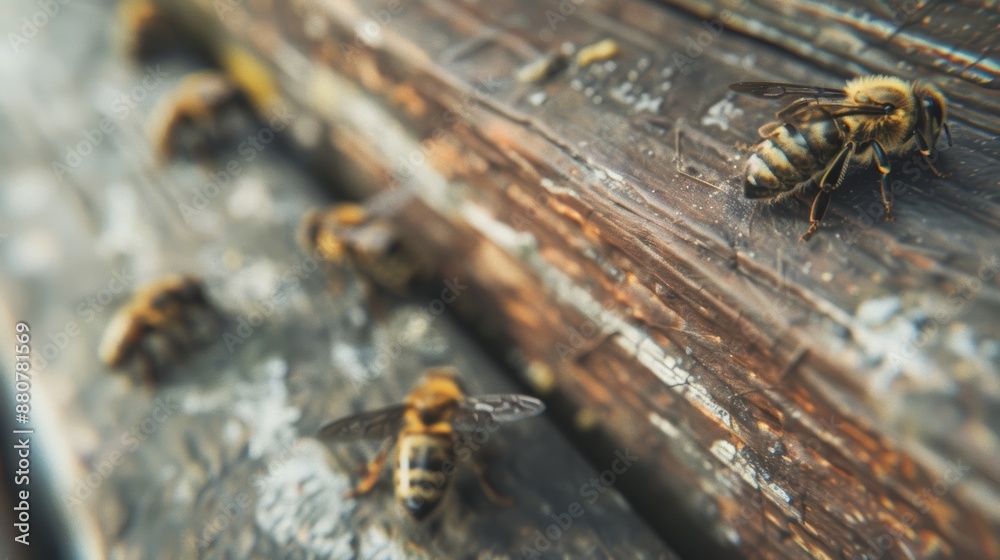 Bees, hives, honey farming, organic production, manufacturing, and the ...