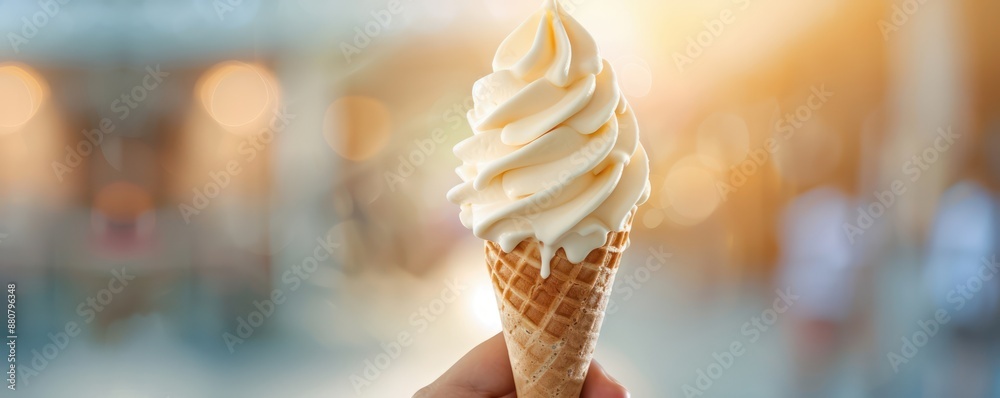 Indulge in the Creamy Delights of Rich, Delicious Soft Serve Ice Cream ...