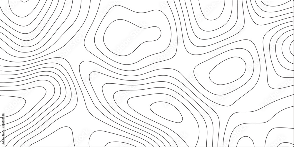 Abstract Topographic line art with Topographic map background ...