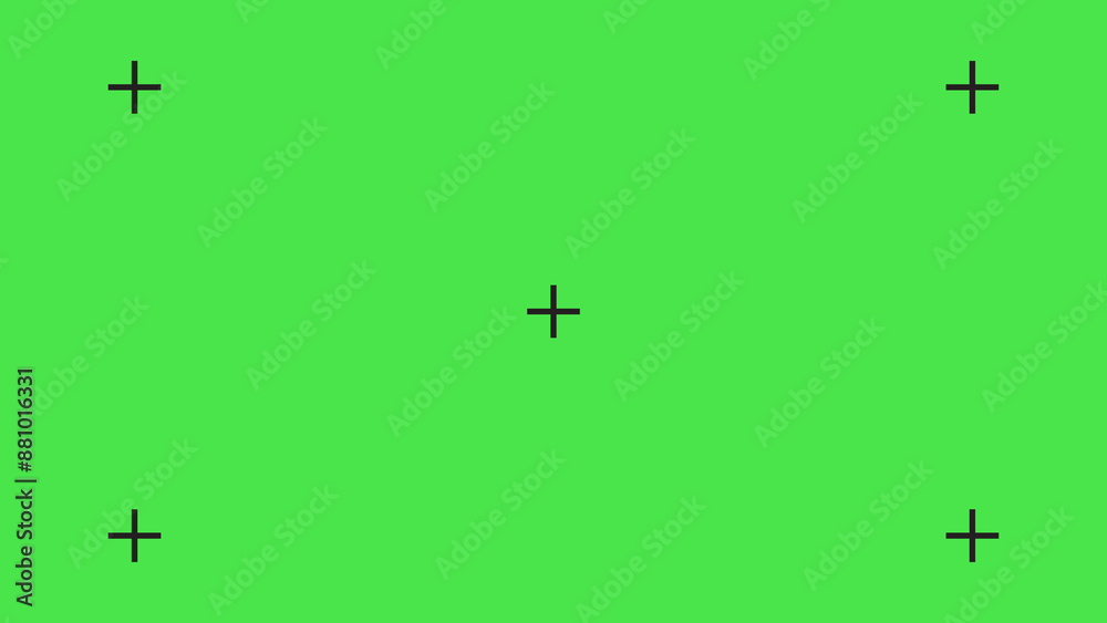 Green screen background, VFX motion tracking markers. Art design green ...