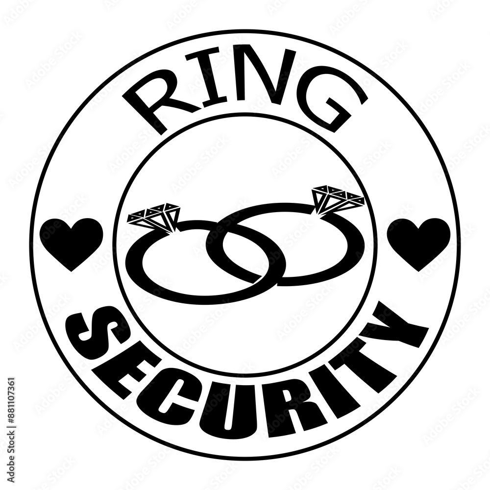 Ring Security Svg png, wedding svg, bridal party svg, Wedding Party Svg ...