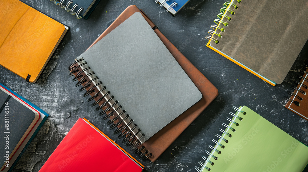 Top View Composition: The scene is captured from above, providing a ...