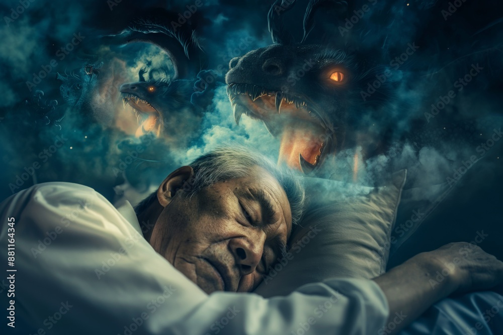 The eerie creatures old man induce dread and sleep unease. Old man ...