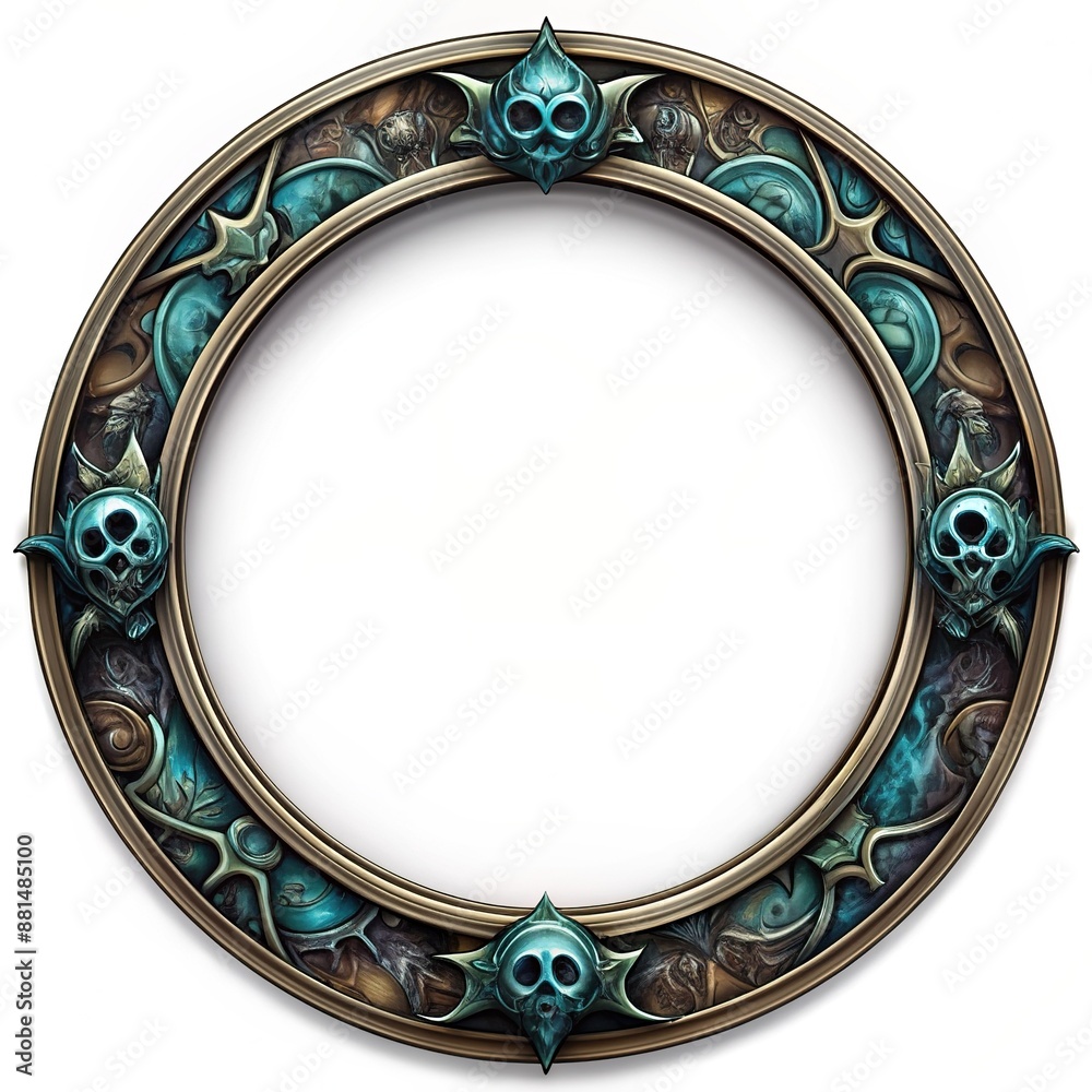 Foto de Circle Token Border Frame for Death Knight VTTRPG Token, Death ...