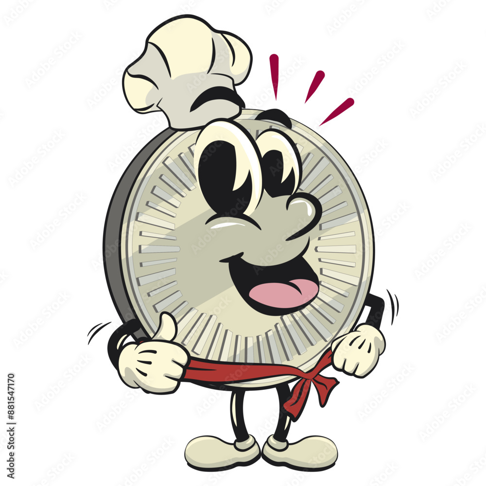 character of a coin money cartoon vector isolated clip art mascot ...