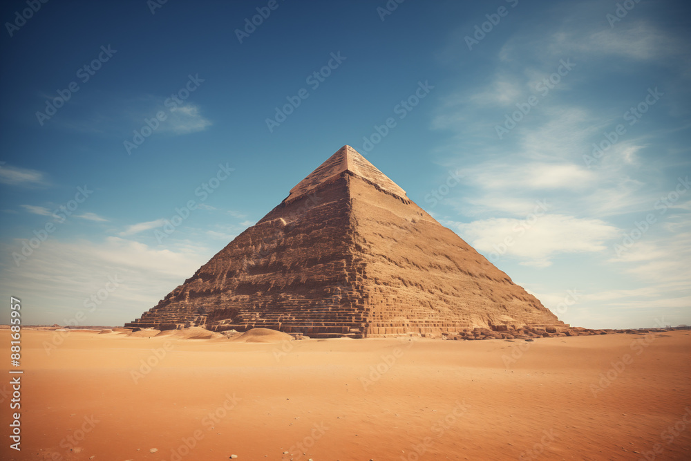 Foto de Image of Egyptian pyramid. History of ancient Egypt. History ...