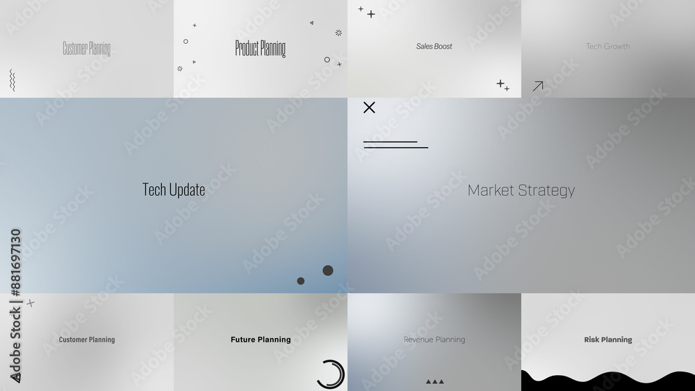 Clean Corporate Text Pack | 10 Motion Titles with Control Panels Stock ...
