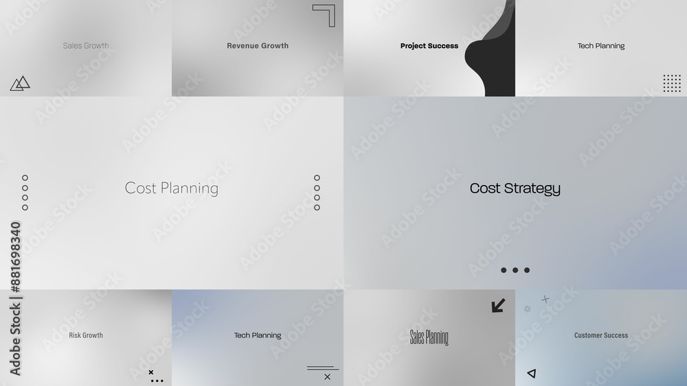 Clean Elegant Titles | 10 Motion Titles with Control Panels Stock ...