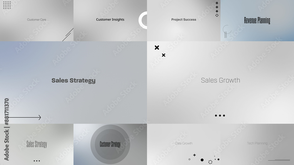 Minimal Elegant Titles | 10 Motion Titles with Control Panels Stock ...