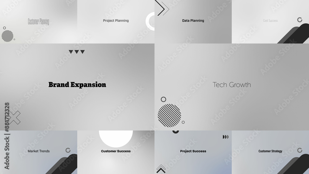 Minimalist Corporate Animations | 10 Motion Titles with Control Panels ...