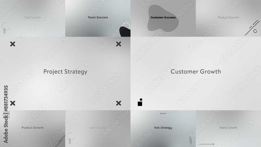 Simple Full Screen Pack | 10 Motion Titles with Control Panels Stock ...