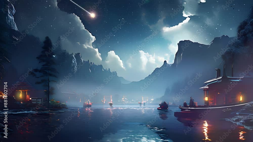 Cargo container Ship, cargo maritime ship with contrail in the ocean ...